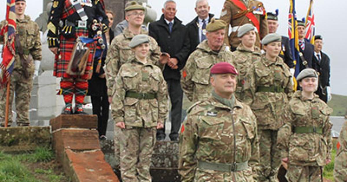 Provost Opens Girvan War Memorial Anniversary Service - South Ayrshire ...